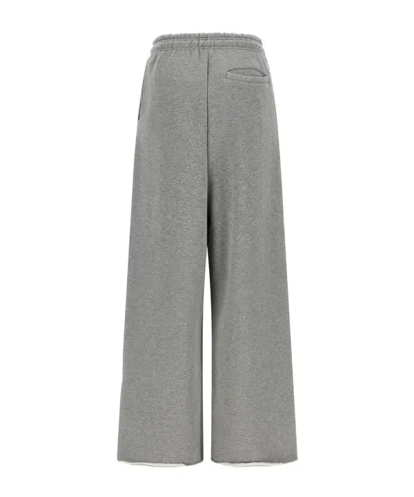 ENTIRE STUDIOS Wide Leg Elasticated Waist Cotton Pants - Grey