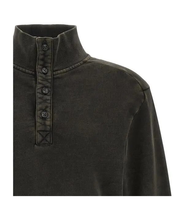ENTIRE STUDIOS Button-neck Sweatshirt