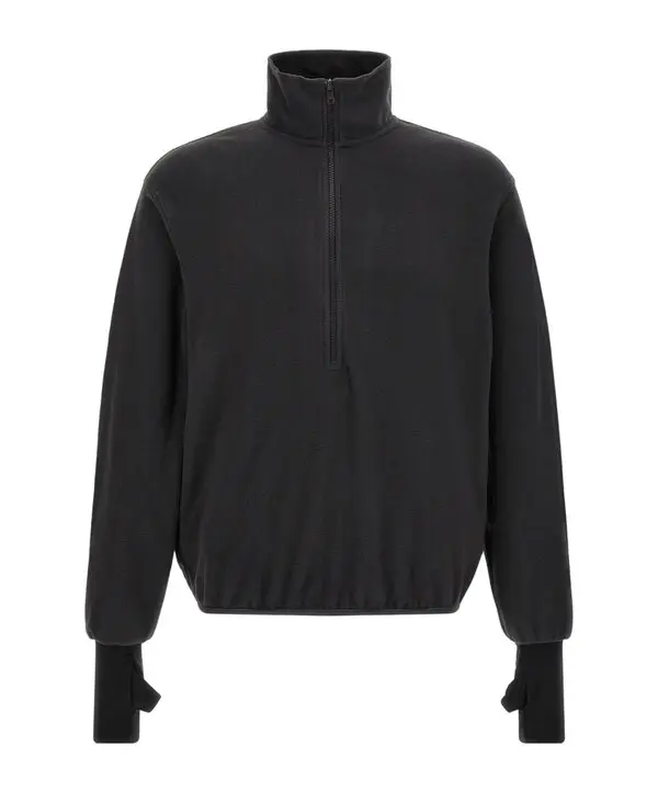 ENTIRE STUDIOS Zip-up Fleece Sweatshirt With High Neck