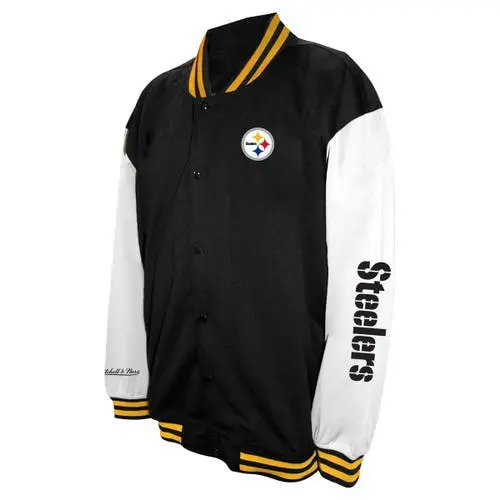 Profile Pittsburgh Steelers Big & Tall Full-snap Varsity Jacket