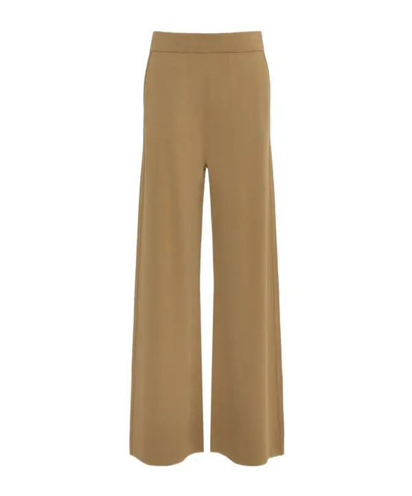 Max Mara Wide-leg Trousers - Khaki