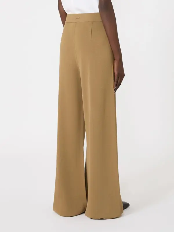 Max Mara Wide-leg Trousers - Khaki