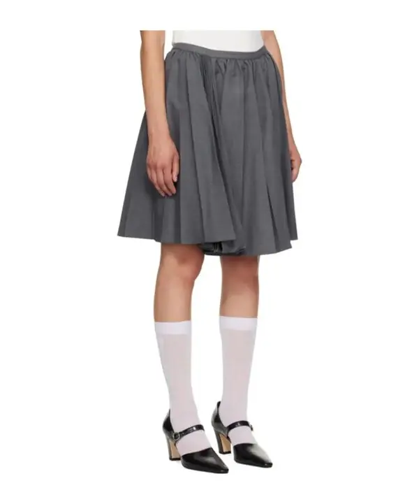 SHUSHU/TONG Pleated Midi Skirt