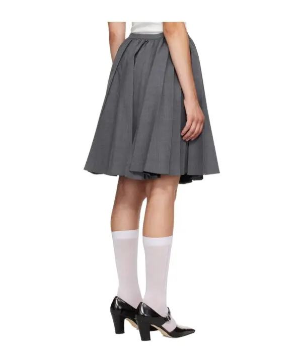 SHUSHU/TONG Pleated Midi Skirt