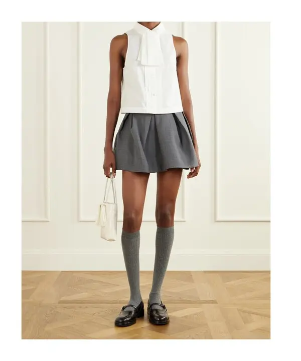 SHUSHU/TONG Pleated Mini Skirt
