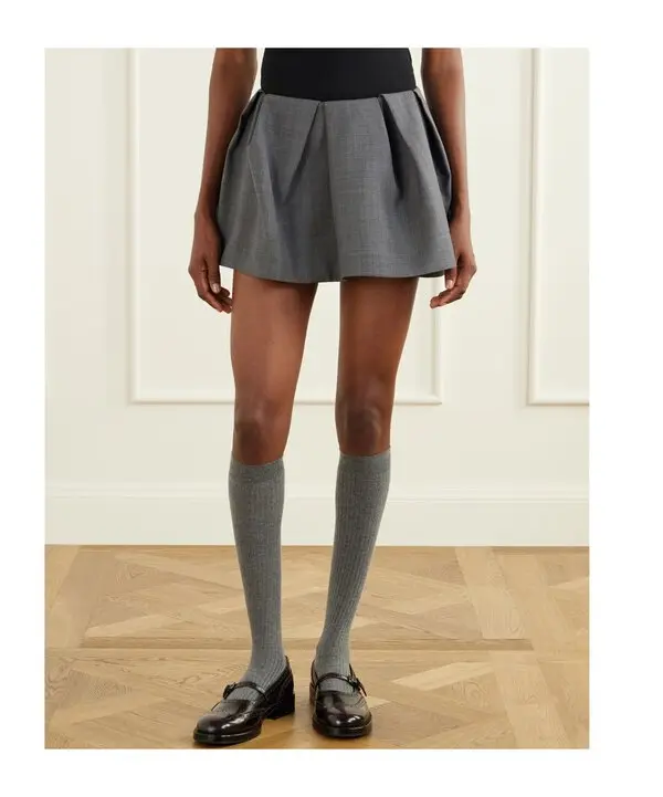 SHUSHU/TONG Pleated Mini Skirt