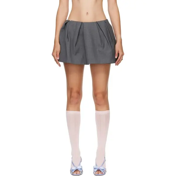 SHUSHU/TONG Pleated Mini Skirt