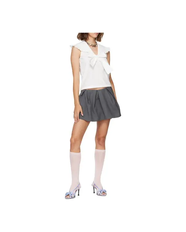 SHUSHU/TONG Pleated Mini Skirt