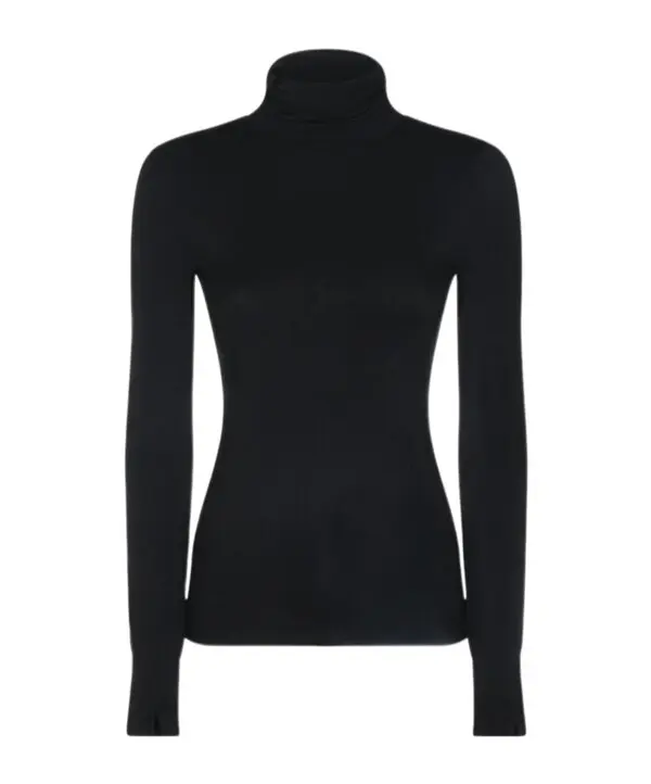 THOM KROM Roll-neck Long-sleeve Sweater - Black