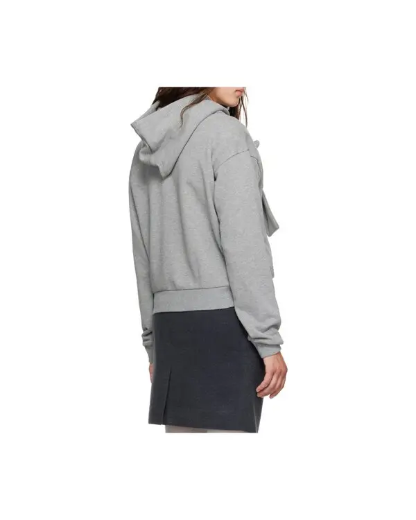 SHUSHU/TONG Cotton Bow Detail Hoodie