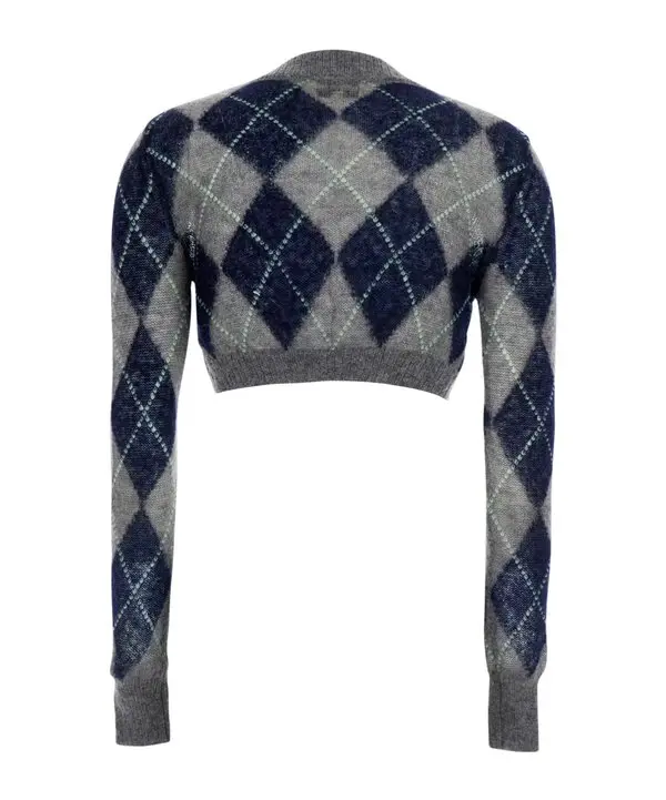 SHUSHU/TONG Long-sleeve Open-front Knit Cardigan
