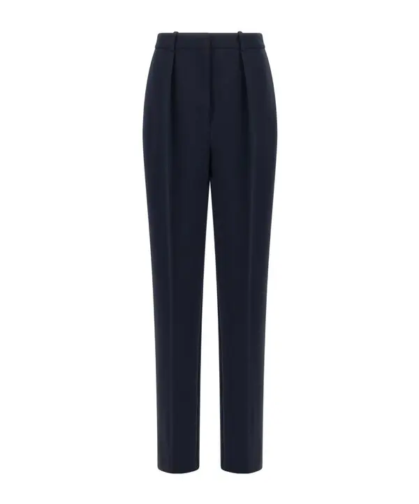 Elisabetta Franchi Tailored Pleated Crêpe Trousers