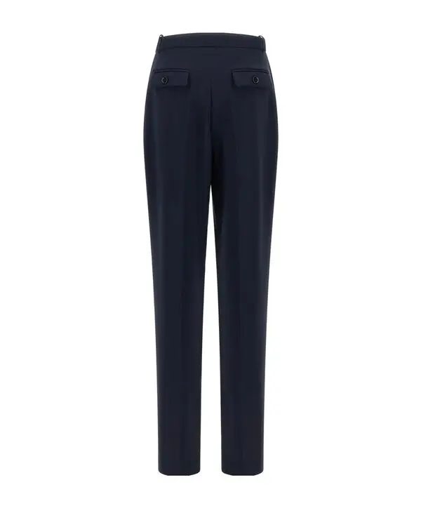 Elisabetta Franchi Tailored Pleated Crêpe Trousers