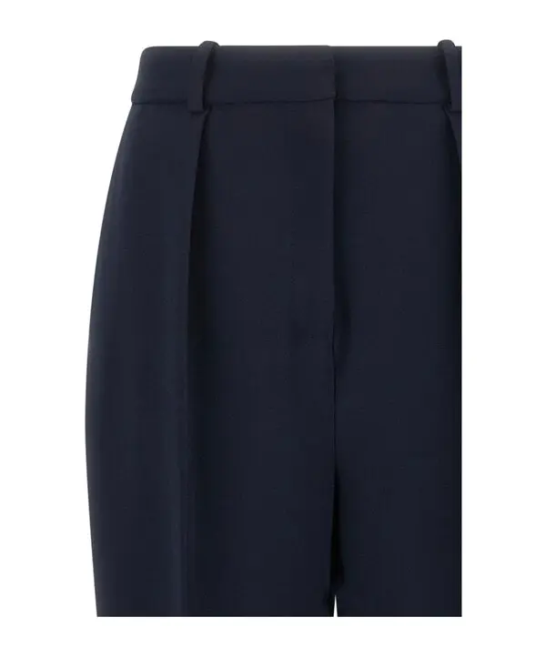 Elisabetta Franchi Tailored Pleated Crêpe Trousers