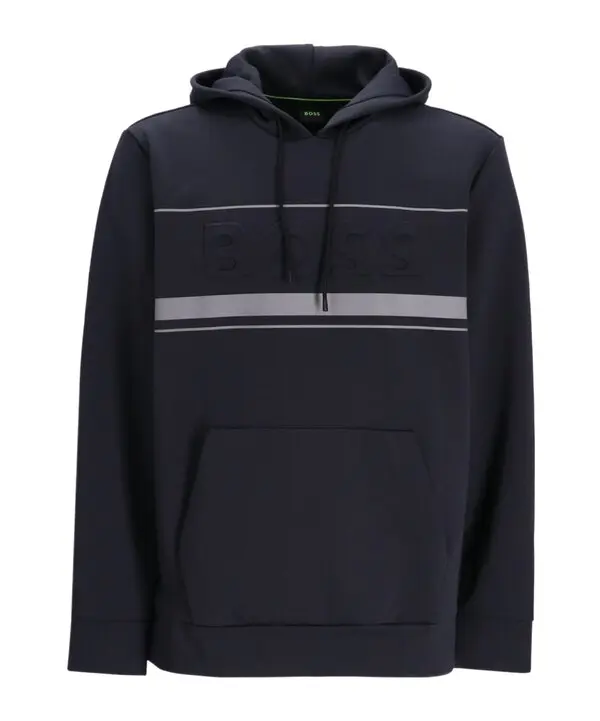 Hugo Boss Logo-band Hooded Sweatshirt
