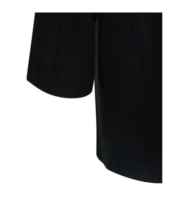 THOM KROM High-neck Long-sleeve Knitted Mini Dress