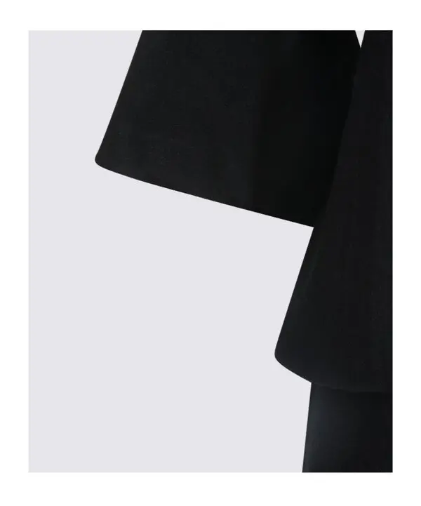 THOM KROM Layered-effect Short-sleeve Maxi Dress