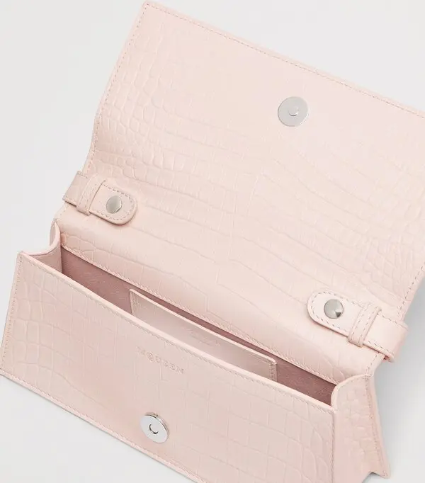 Alexander McQueen Mini Leather Jewelled Shoulder Bag