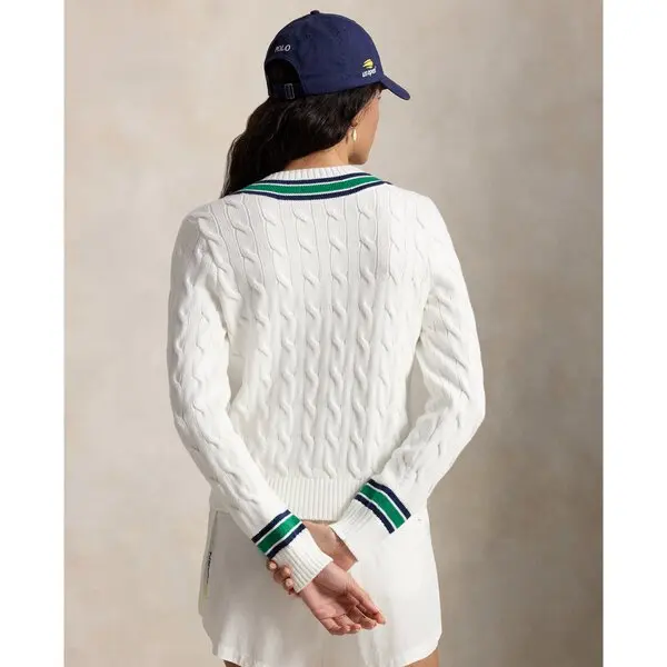 Ralph Lauren Us Open Cotton Cricket Sweater