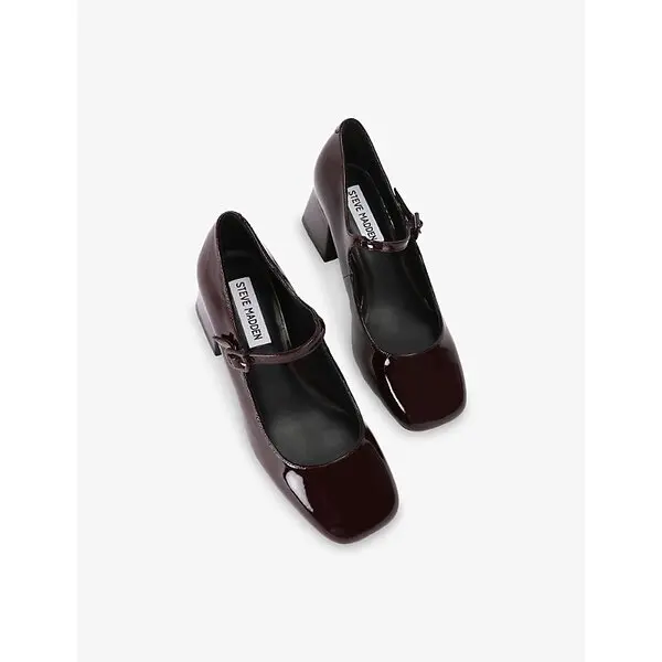Steve Madden Darcey Patent-leather Mary-jane Courts