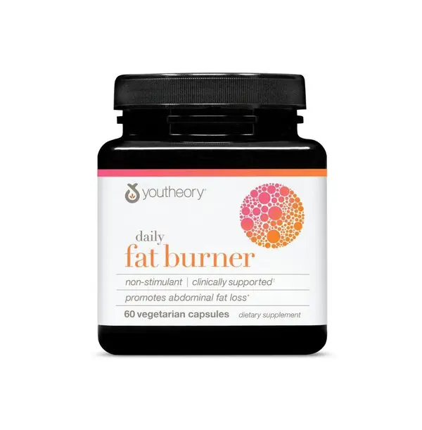 YOUTHEORY Daily Fat Burner Supports Body Composition And Metabolism With Citrus Fruit Blend - No Color