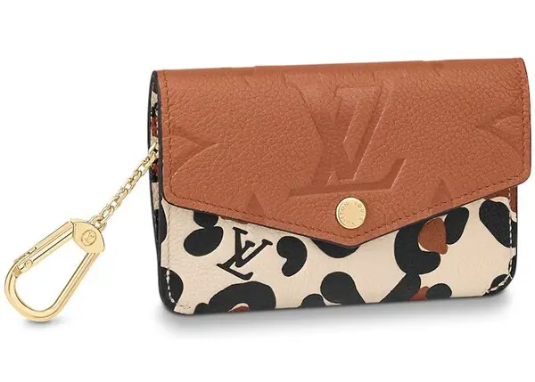 LOUIS VUITTON Key Pouch Wild At Heart - Caramel
