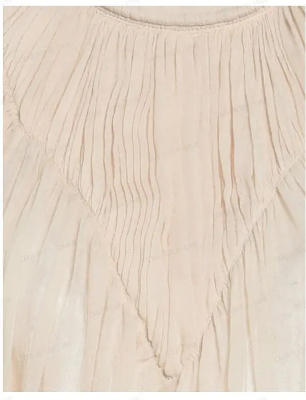 Chloé Solidcolor Tulle Blouse
