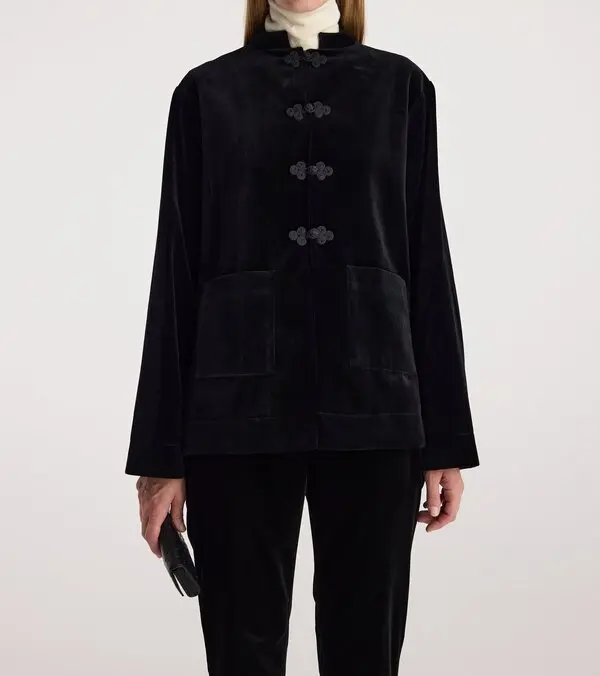 RÓHE Pankou Closure Velvet Jacket