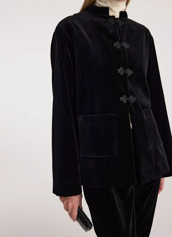 RÓHE Pankou Closure Velvet Jacket