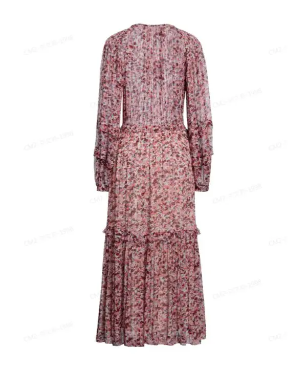 Isabel Marant Étoile Printed Long Sleeve Maxi Dress - No