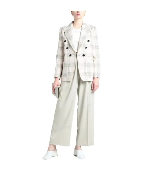 Isabel Marant Étoile Woolblend Plaid Double-breasted Coat