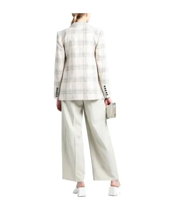 Isabel Marant Étoile Woolblend Plaid Double-breasted Coat