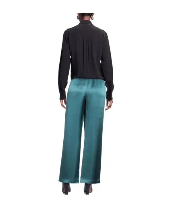 Max Mara Solidcolor Satin Trousers