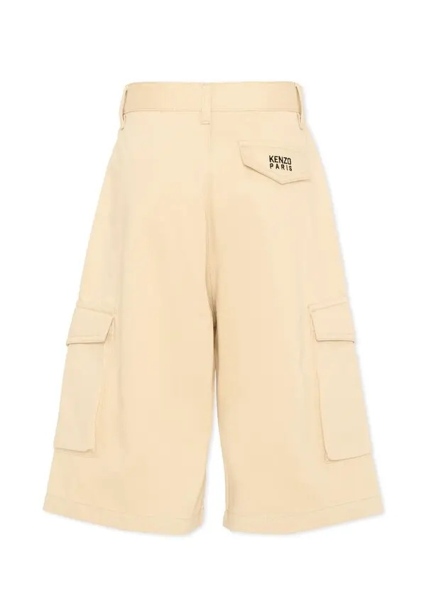 Kenzo Appliqué Detail Cargo Shorts