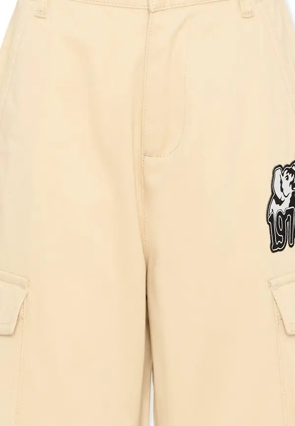 Kenzo Appliqué Detail Cargo Shorts