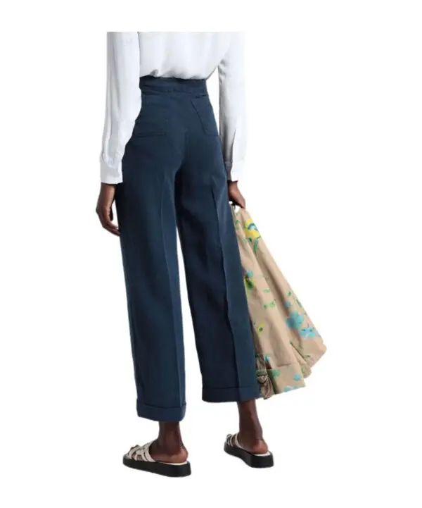 MAXCO. Max&co. Wide-leg Trousers With Button Detail
