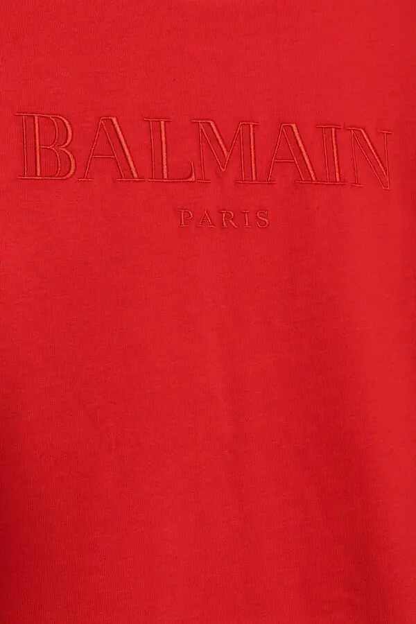 Balmain Embroidered Short-sleeves T-shirt