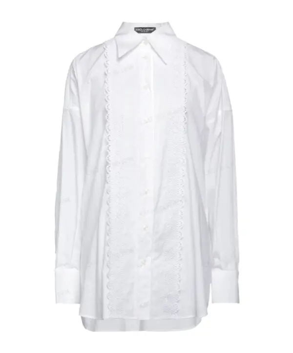 Dolce & Gabbana Minimalist Longsleeve Shirt - White