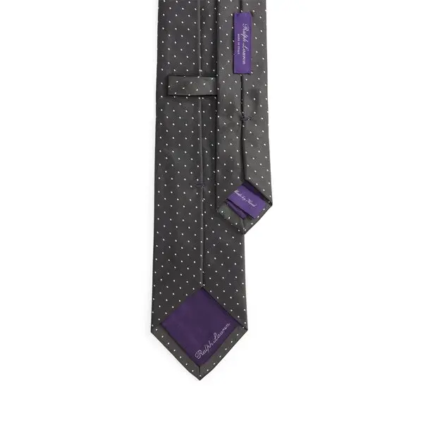 Ralph Lauren Pin Dot Peau De Soie Tie
