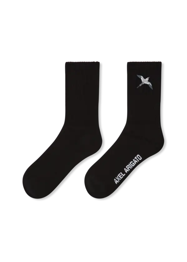 Axel Arigato Bee Bird Tube Socks - Black