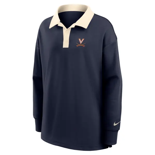 Nike College Long-sleeve Polo - Blue