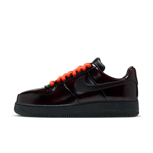 Nike Force 1 '07 "air Sole" Leather Sneakers - Black