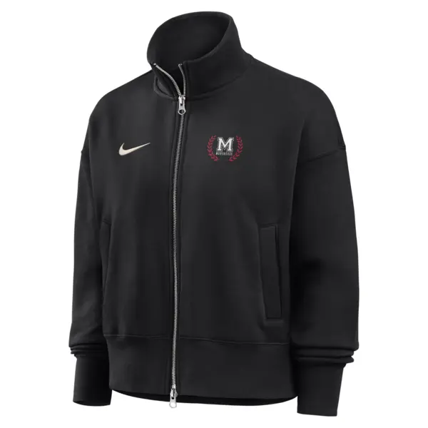 Nike College Phoenix Fleece Track Jacket - Black