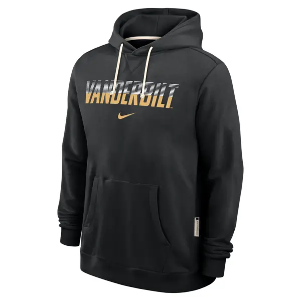 Nike Vanderbilt Sideline Dri-fit Pullover Hoodie - Black