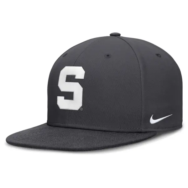 Nike Michigan State Pro Dri-fit College Fitted Hat - Grey