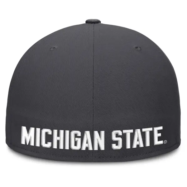 Nike Michigan State Pro Dri-fit College Fitted Hat - Grey