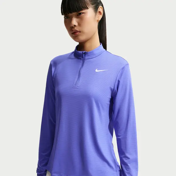 Nike Victory Dri-fit 1/4-zip Golf Top - Blue