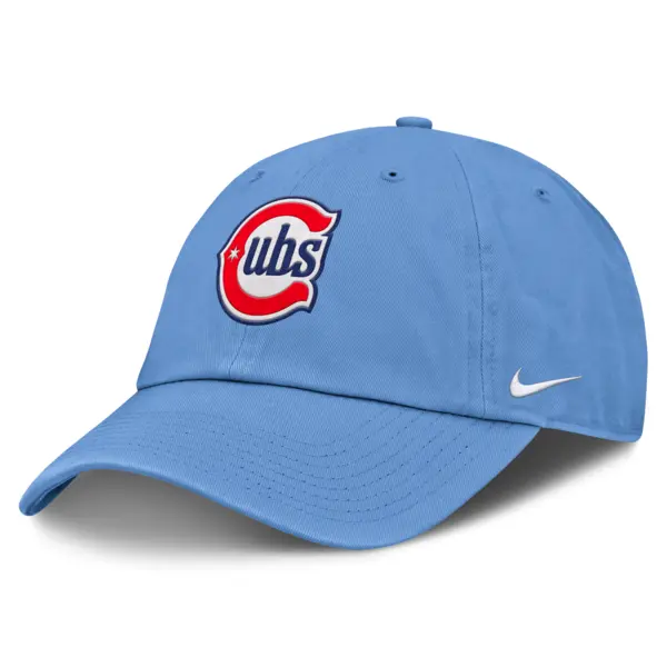 Nike Chicago Cubs Club Alt Logo Mlb Adjustable Cap - Blue