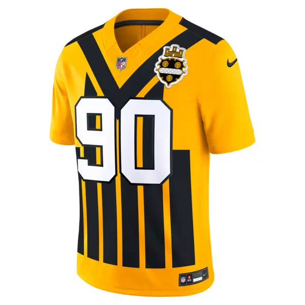 Nike T.j. Watt Pittsburgh Steelers Dri-fit Nfl Limited Jersey - Brown