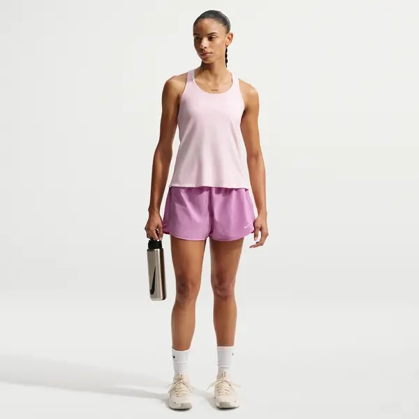 Nike Pro Dri-fit Mid-rise Brief-lined 3" Woven Shorts - Purple